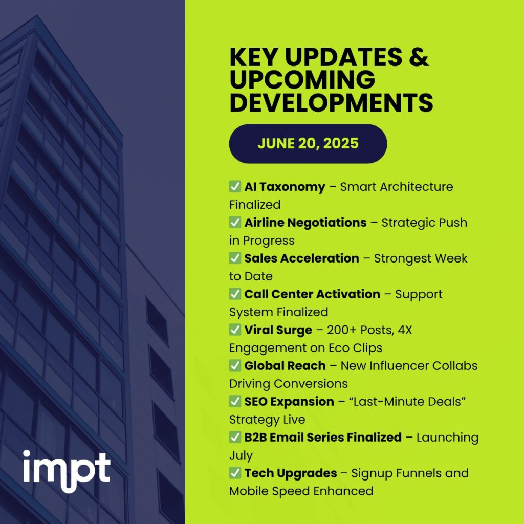 🚀 IMPT Weekly Update – June 20th, 2025 🚀 - IMPT: Deal, Shop & Save Planet